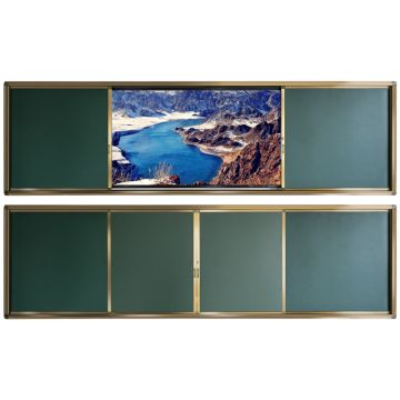 Quality Ultra HD Smart Touch Screen Blackboard Digital Board Push Pull Blackboard for sale