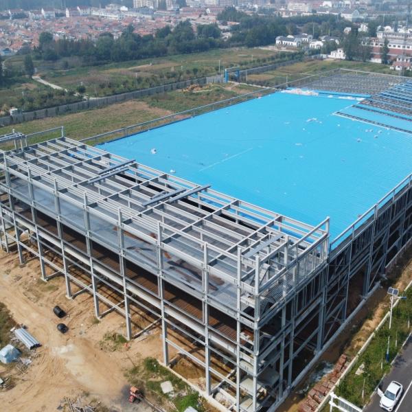 Quality Multi-Floor Steel Frame Office Building Prefab Structure Q235B Q355B for sale