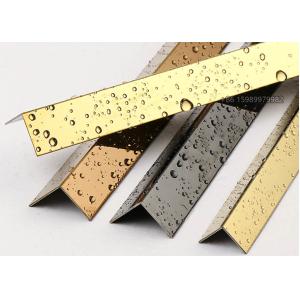 Quality 8K Mirror Stainless Steel Decorative Profiles Edge Guard PVD Coated for sale