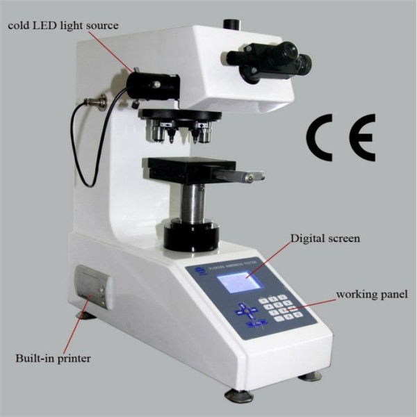 Quality Hv0.3 - Hv10 Manual Turret Digital Vickers Hardness Testing Machine for sale