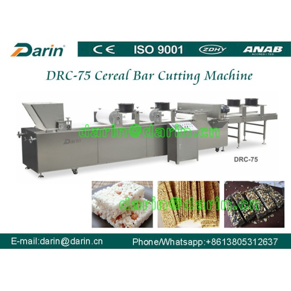 Quality Healthy Snack Perfect Cutting Confectionery Cereal Bar Production Line English Version for sale