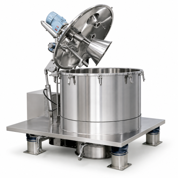 Quality Crystal Dewatering and Automatic Batch Separation Scraper Bottom Discharge for sale