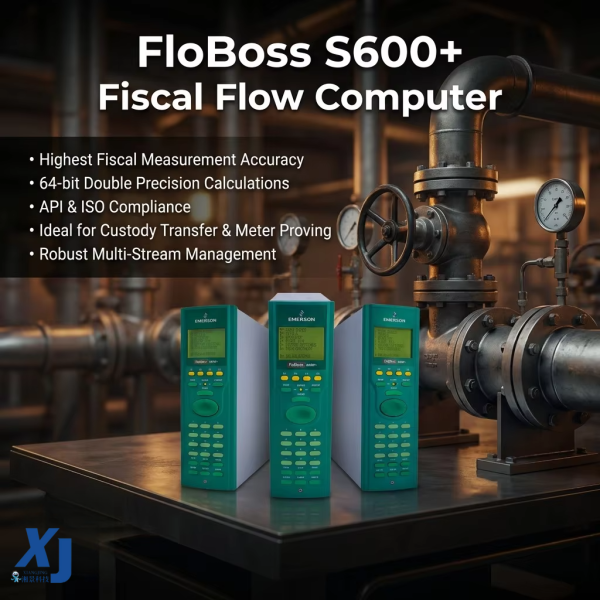 Quality FloBoss S600+ Flow Calculator Industrial Flow Computer Custody Transfer Gas Liquid Process Flow Controller for sale