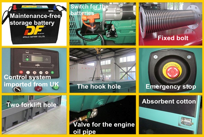 Standby Power 100kva 80KW PERKINS Diesel Generator Efficiency With CE / ISO