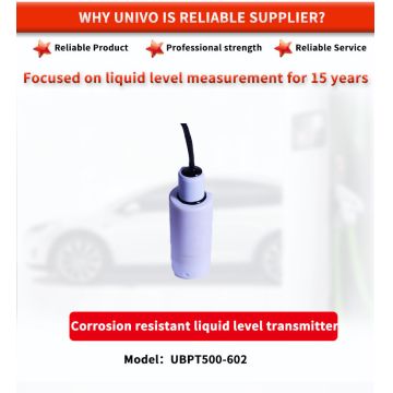 Quality UNIVO UBPT500-602Y Liquid Level Sensor for Corrosion Resistant Level Gauge for sale