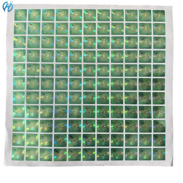 Quality Customized Security Seal Stickers Durable Paper / Vinyl / PET Material for sale