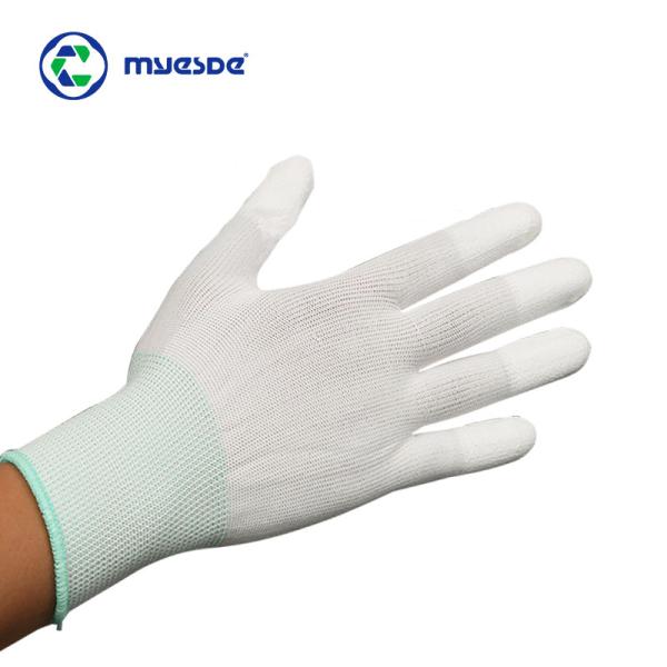 Quality Lint Free ESD Cut Resistant Gloves 13gsm Conductive Carbon Fiber PU Palm Fit for sale