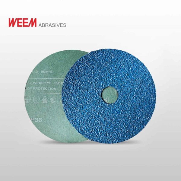 Quality Zirconia-Alumina Grain Resin Fiber Sanding Discs for Angle Grinders for sale