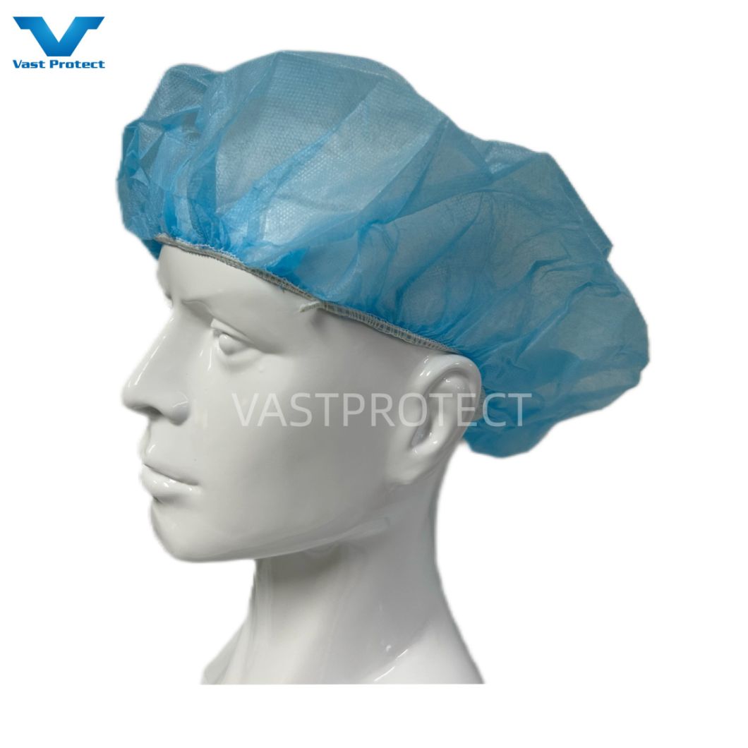 Manufacturer Nonwoven PP Disposable Cap Strip Cap Mob Cap Bouffant Cap