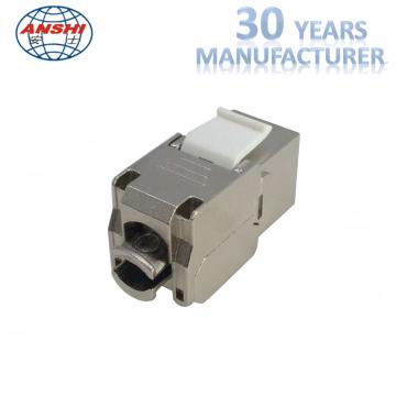 Quality Cat5e CAT6 CAT6A CAT7 RJ45 Toolless Shielded STP Keystone Jack for sale