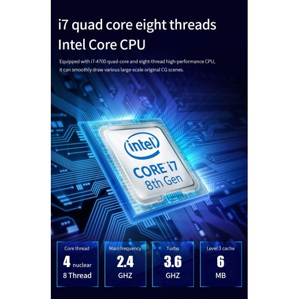 Quality 16GB RAM 1TB HDD AIO Desktop Computer With 23.8" Frameless Screen for sale