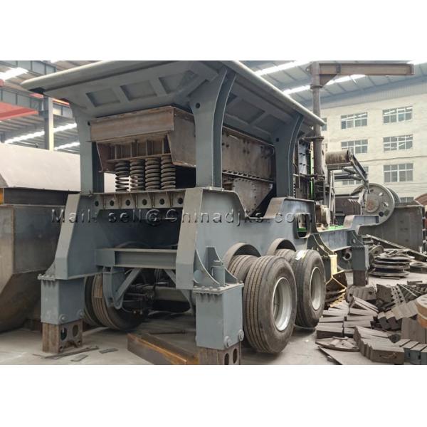Quality 4.5m Height 47T Impact Crusher Plant Mobile Crushing Station for sale