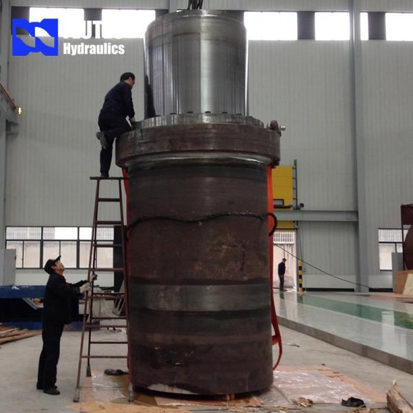 Quality Large Plunger Large Bore Hydraulic Cylinder For 2000 Ton Press Machine for sale