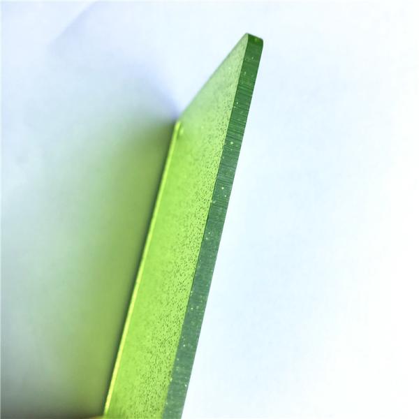 Quality Cutting Transparent Green Glitter Acrylic Sheets 1/8inch PMMA Plexiglass for sale