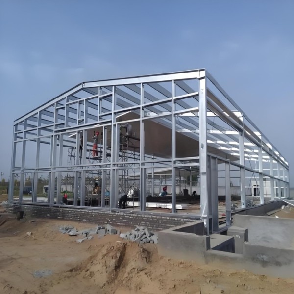 Quality Insulated Steel Structure Poultry House With Sandwich Panel Walls  Weather Proof for sale