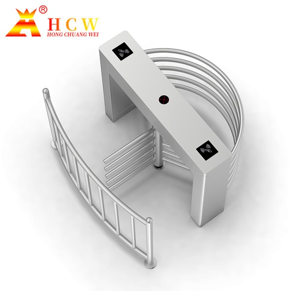 Quality HCW CW803 Automatic SUS304 Half Height Rotary Turnstile Gate boom gate for sale