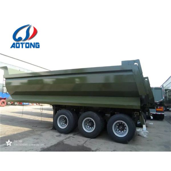 Quality 100 Tons Double Axles U Shaped End Rear Tipper Dumper Semi Truck Trailer for in Market for sale