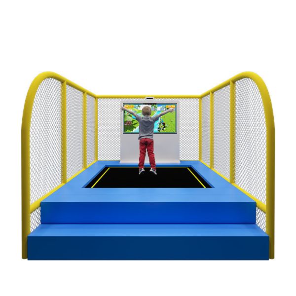 Quality Indoor 55 Inch All-in-one Kinect Screen Interactive Games Trampoline Park Kids for sale