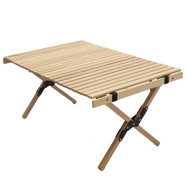 Quality Competitive Cake Roll Folding Wood Tables Carrying Outdoor Leisure Table Wooden Furniture General for Luxury Modern Style for sale