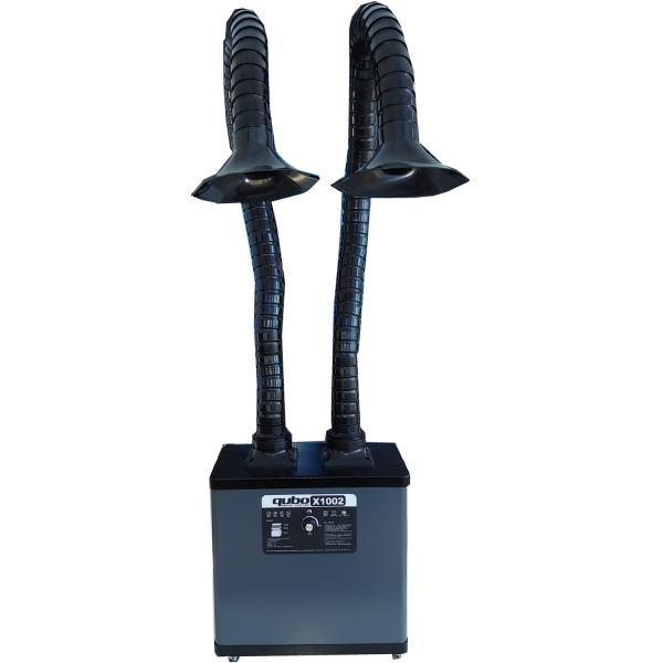 Quality 200W Double Suction Ducting 150 M³/H*2 Fume Extractor With Hepa Filter for sale