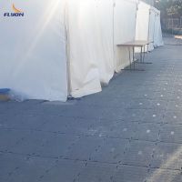 Quality High-density Polyethylene Portable Event Flooring with 1-year Warranty, Fire Resistant and Cost-effective for Outdoor Events for sale