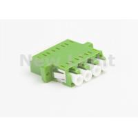 Quality LC APC 4 Port Fiber Optic Coupler / LC TO LC Fiber Adapter With Standard Flange for sale