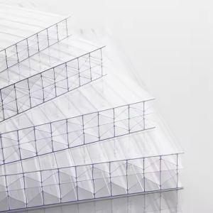 Quality Flame Retardant Polycarbonate Sheet Multiwall 30mm X Structure For Wall Panel for sale
