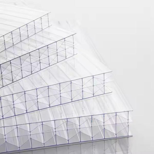 Quality Flame Retardant Polycarbonate Sheet Multiwall 30mm X Structure For Wall Panel for sale