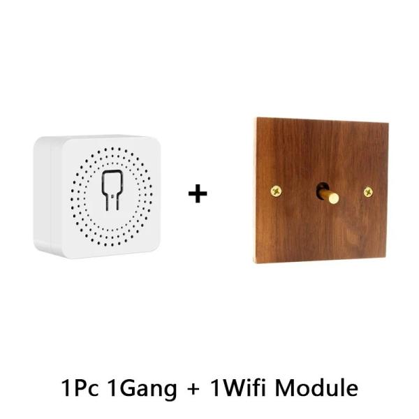 Quality Cover Solid Wood Toggle Light Switch Panel Brass Home Wall Switch 86 Type for sale