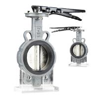 Quality s of D71X-16C Soft Seal Butterfly Valve with WCB Body Material and Wafer for sale