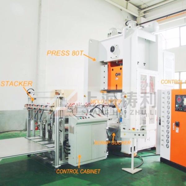 Quality 24KW Aluminum Foil Manufacturing Machine Foil Plate Making Machine Servo Motor for sale