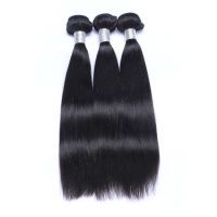 Quality Malaysian Straight Raw Hair Bundles 3/4 100% Human Hair Extension Weaving for sale