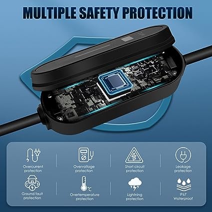 Quality Outdoor Portable Electric Vehicle Charger Station 240V 32Amp for sale