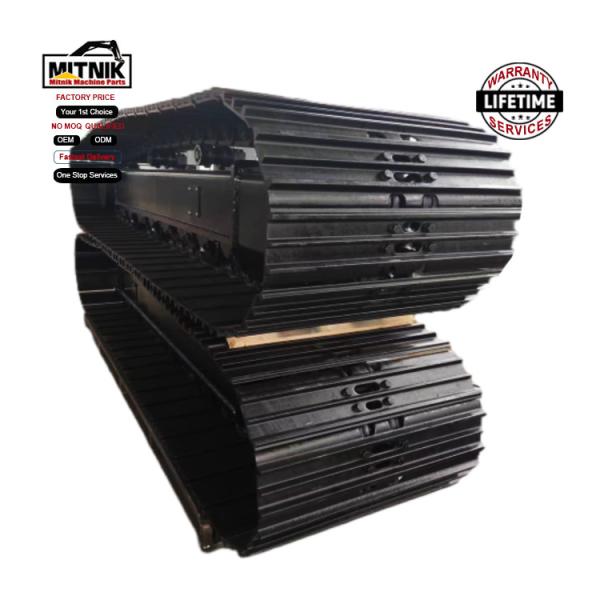 Quality 10T Steel Track Side Frame Chassis Systems Construction Parts for Heavy-Duty for sale