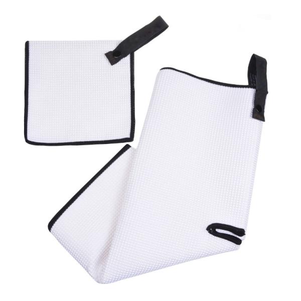 Quality Embroidered Logo Microfiber Waffle Golf Towel Accepet OEM ODM for sale