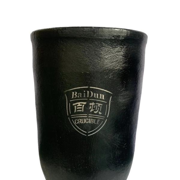 Quality Cylindrical Graphite Carbon Crucible Corrosion Resistant Smooth Surface Finish for sale