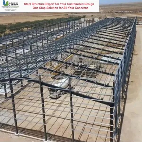 Quality Welding Prefabricated Steel Structures Large Span Sandwich Panel for sale