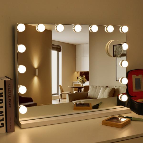 Quality OEM Led Large Hollywood Mirror For Cosmetics Vanity for sale
