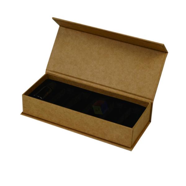 Quality Kraft Paper Cosmetic Serum Dropper Bottle Packaging Gift Boxes with Foam Insert for sale