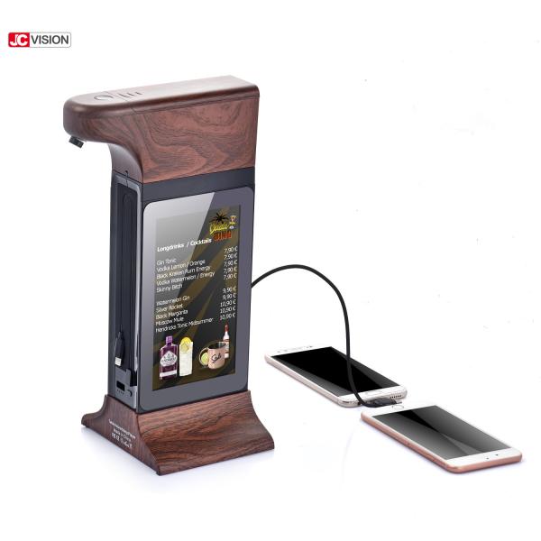 Quality 7inch Double Sided Screen Hand Dispenser Sanitizer Digital Advertising Kiosk for sale