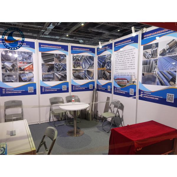 Quality Gas Wire Wrapped Well Screen Welded Ring / Thread Couplings / Flange Supported for sale