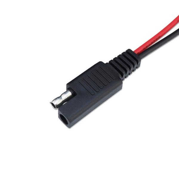 Quality DIY Automotive Solar SAE Extension Cable 18AWG 2 Pin Quick Disconnect for sale