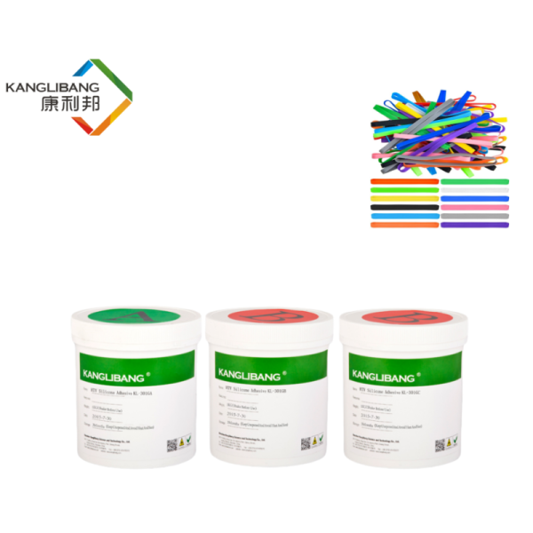 Quality Kanglibang 3 Components High Temperature Cured Adhesive for Permanent Bonding Silicone Gaskets Strips Seal and O-ring for sale