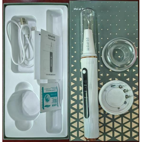 Quality MSDS CE Calculus Plaque Remover Sonic Tooth Cleaner DC3.7V for sale