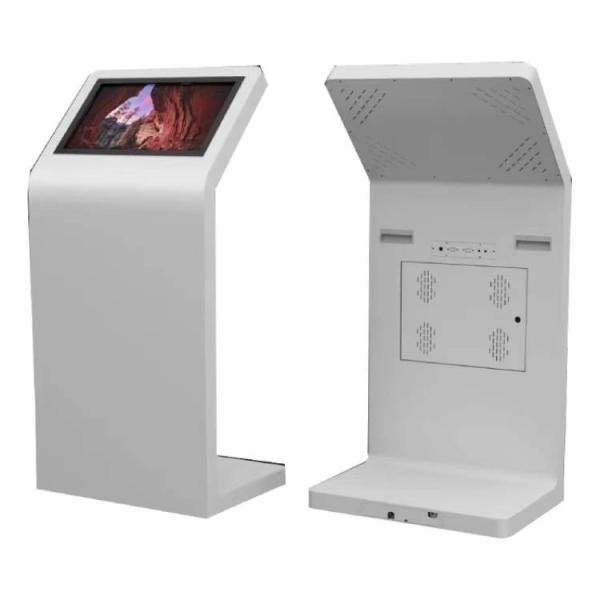 Quality 21.5 Inch Floor Standing Touch Screen Digital Kiosk with High Brightness and High Definition Display for sale