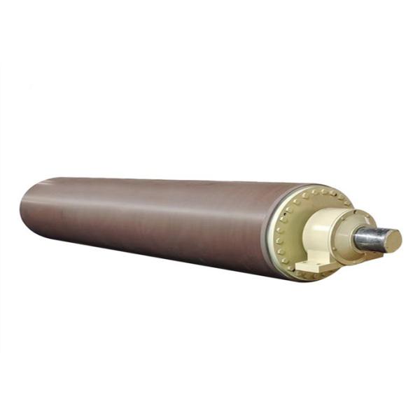 Quality Rubber Coated Artificial Stone Roll 1600mm Diameter For Paper Mill for sale