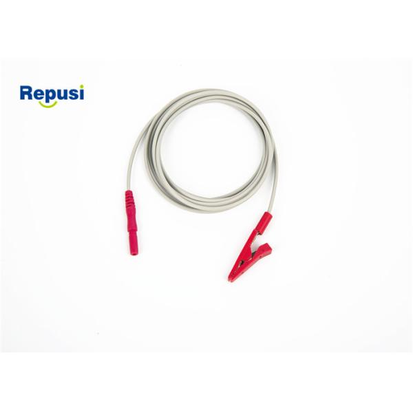 Quality Reusable Single Alligator Clip Leads Red Clip Color 150m Length for sale