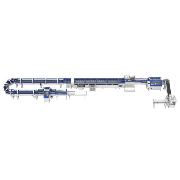 Quality Intelligent Book Spine Gluing Line（One-button switching size for all equipment） for sale