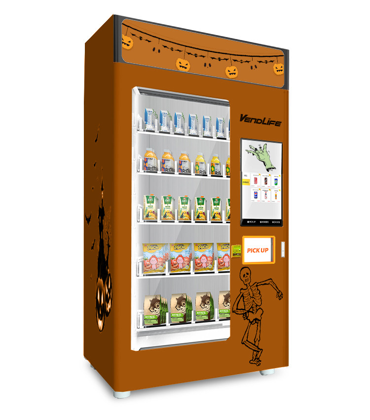 Quality FCC ADA Standard Salad Elevator Vending Machine For Supermarket for sale