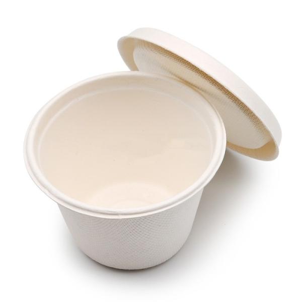 Quality 1oz 2oz 4oz Paper Soup Disposable Salad Bowls With Lids Portion Cups for sale